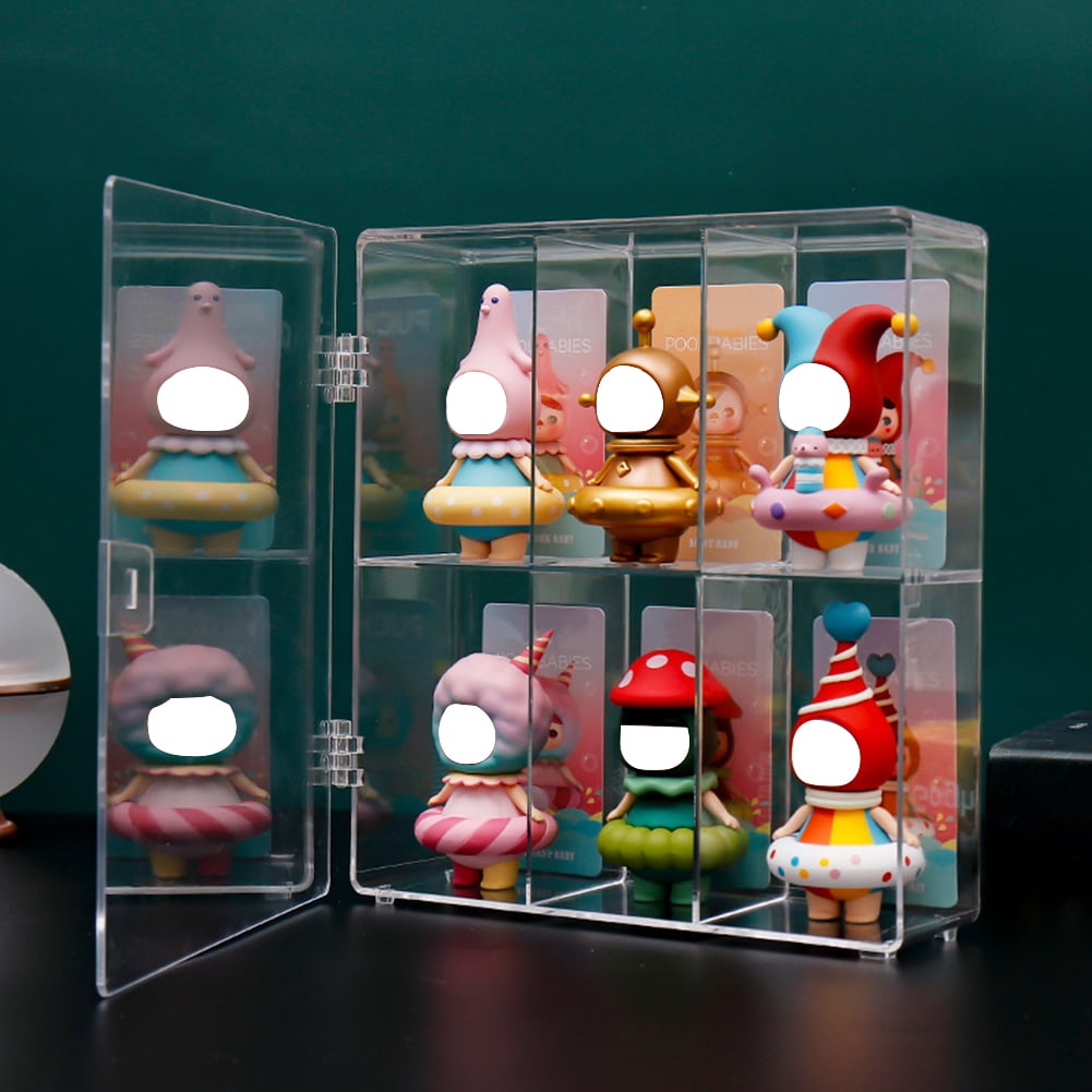 Clear Acrylic Display Case Storage Organizers Box For Collectibles ...