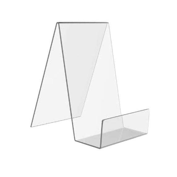 Clear Acrylic Display Easel Stand, 9X4.7X4.3 Inch Photo Frame Holder ...