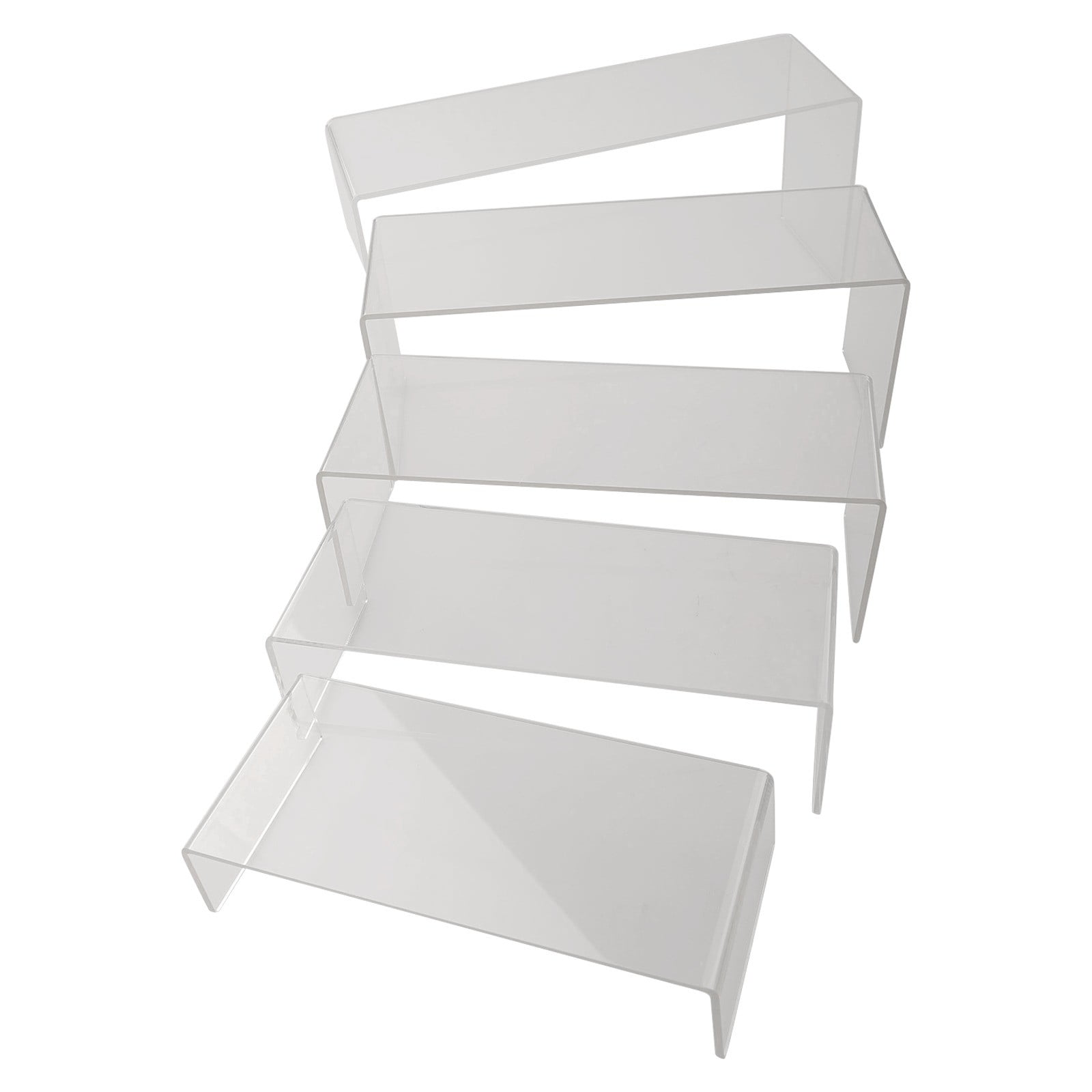 Clear Acrylic Display Riser Stand Jewelry Display Shelf Cupcake Stand ...
