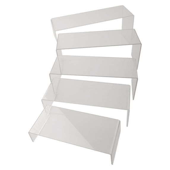 Clear Acrylic Display Riser Stand Jewelry Display Shelf Cupcake Stand ...