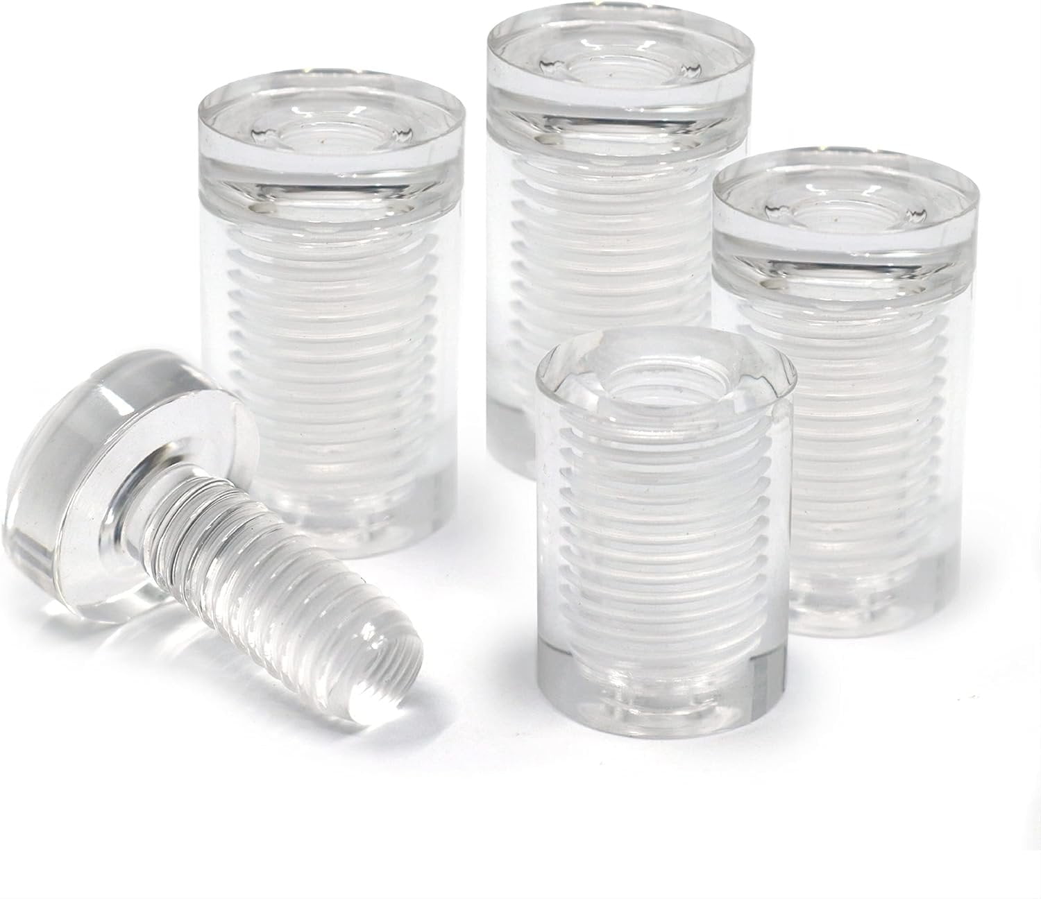 Picture Hang Solutions - Clear Acrylic Sign Standoffs - 19mm x 25mm (4 ...