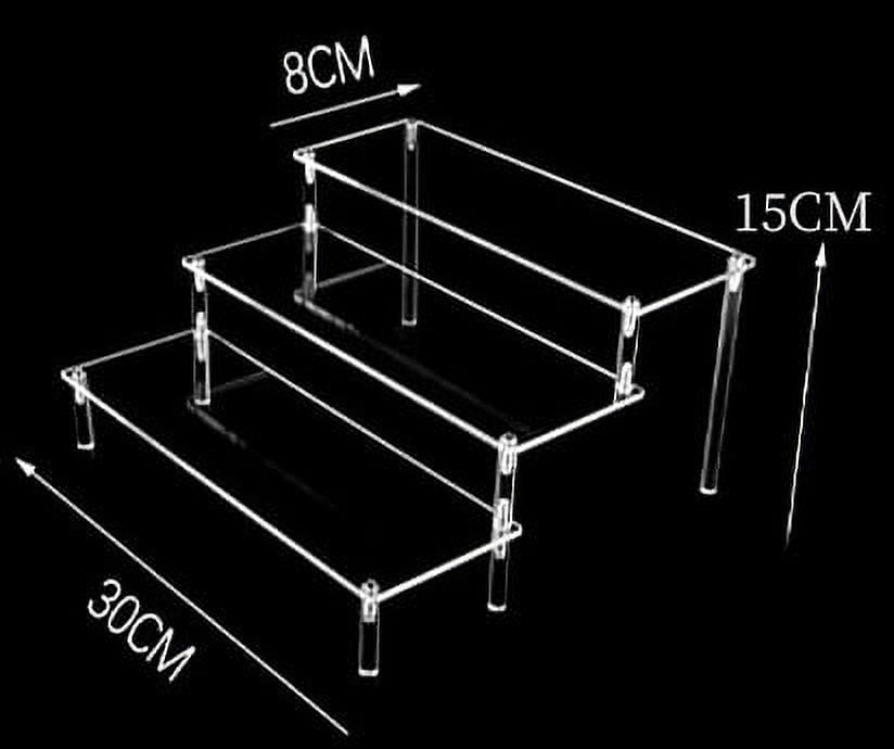 Clear Acrylic Display Stand For Anime Figures Cupcake Shelf Organizer ...