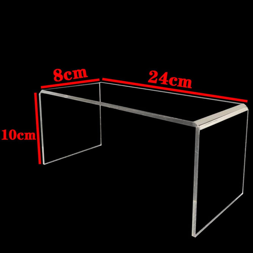 Clear Acrylic Display Stand For Anime Figures Cupcake Shelf Organizer ...
