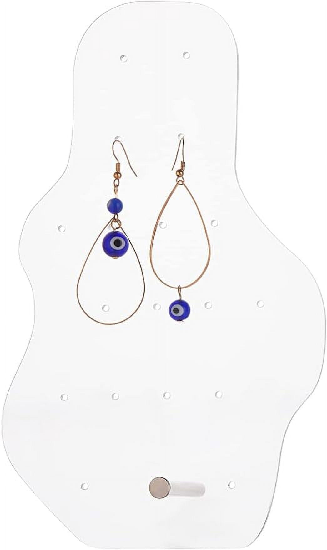 Clear Acrylic Earring Display Stands Irregular Cloud-Shaped Earring ...