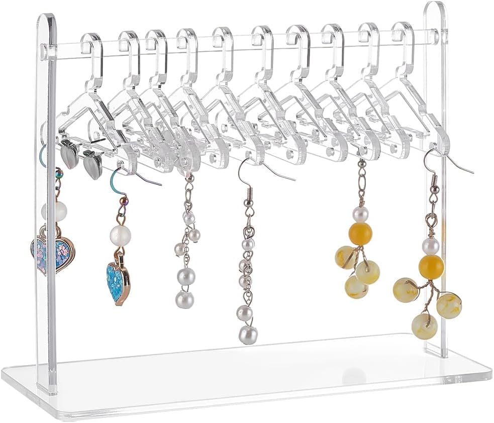 Clear Acrylic Earring Holder Removable Acrylic Earring Displays Stand ...