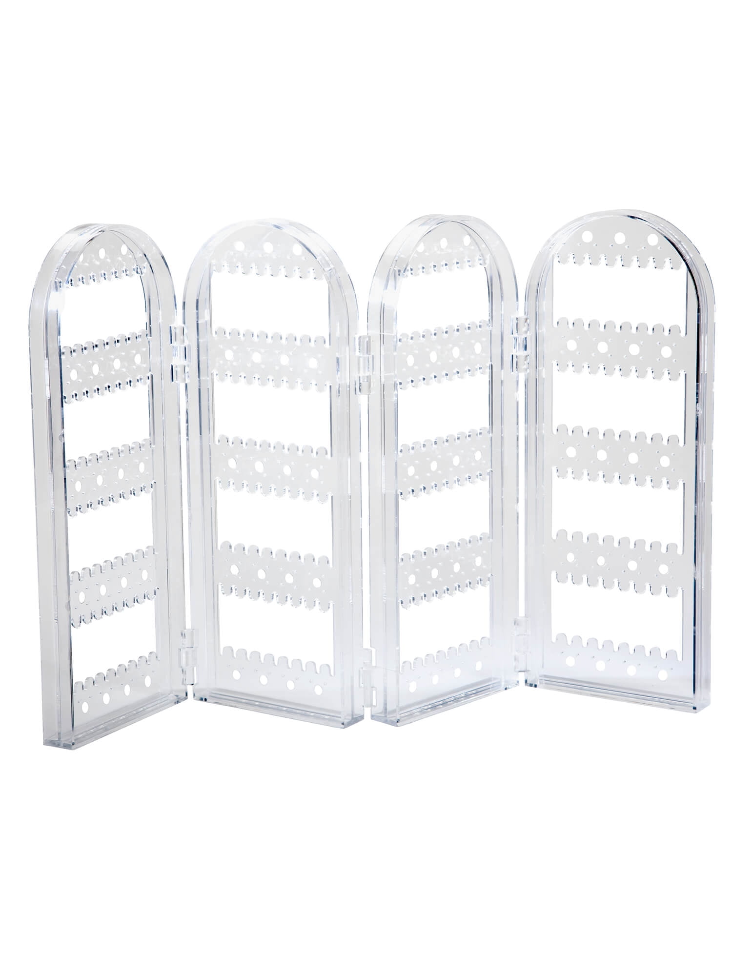 Clear Acrylic Earring Screen Tower Display Stand – Collapsible Crystal ...