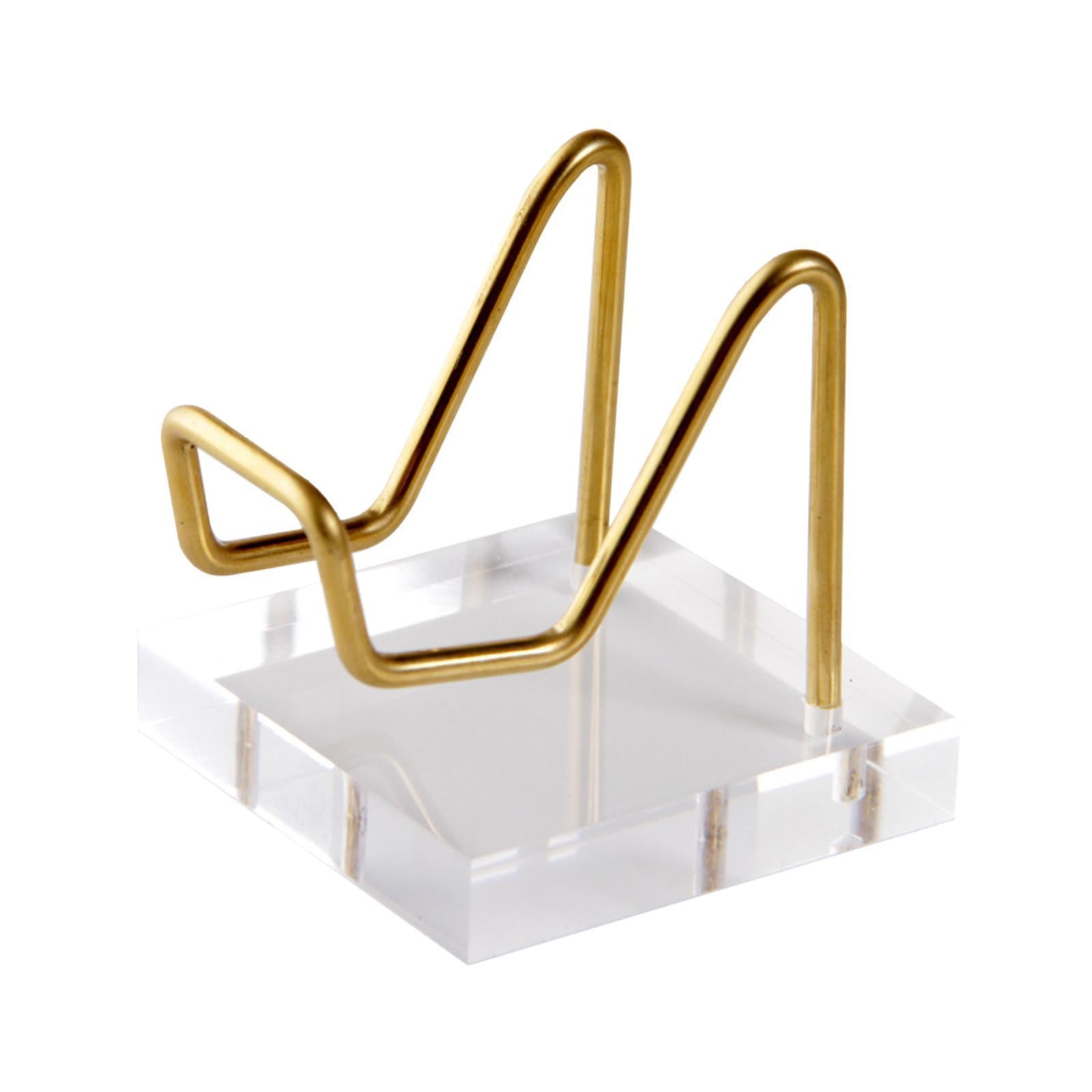 Clear Acrylic Easel Holder Display Stand for Rock Mineral Agate ...