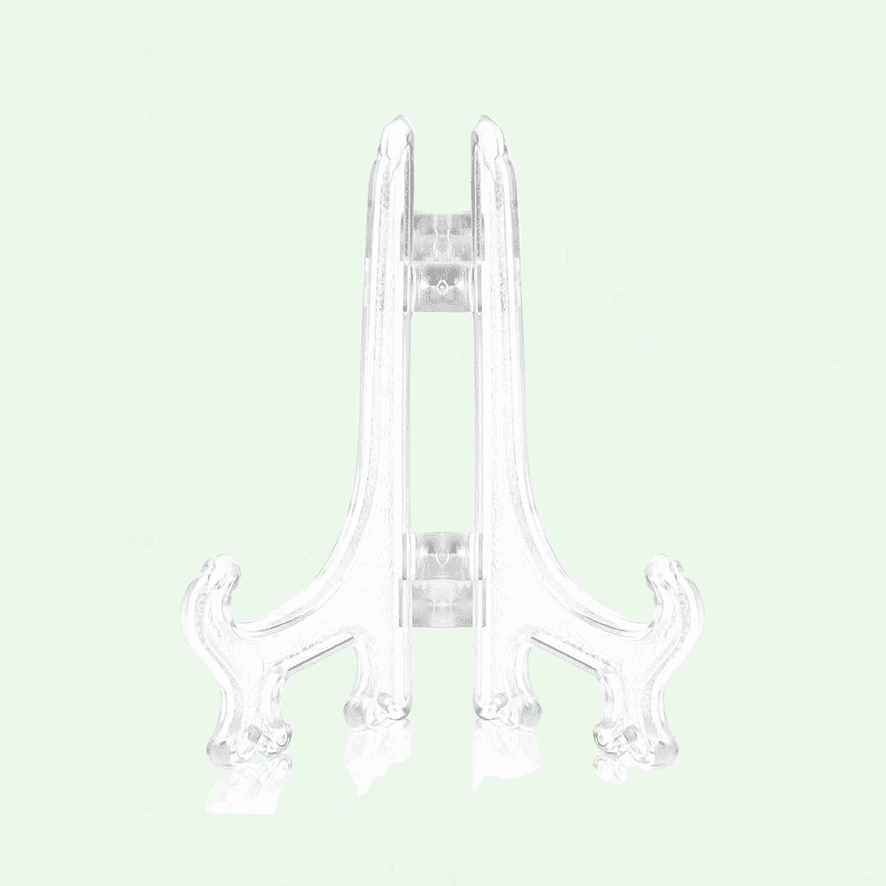 Clear Acrylic Easel Stand, 8 Inch Folding Display Stand for Photo ...