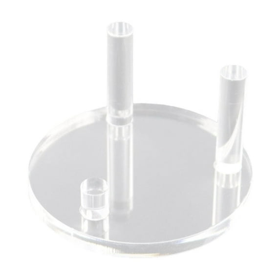 Clear Acrylic Easel Stand for Geodes and Fossils Display Large Crystal ...