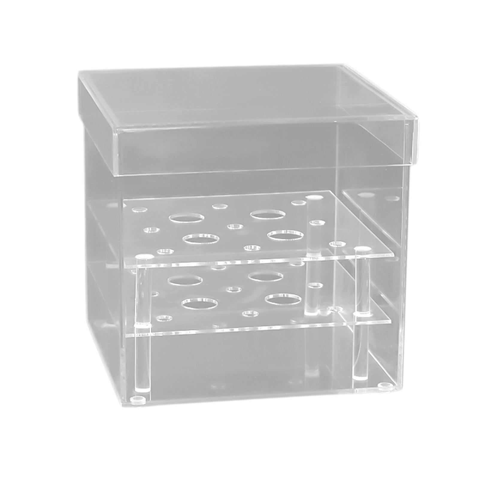 Clear Acrylic Flower Box Decorative Bouquet Centerpiece Storage Bag ...
