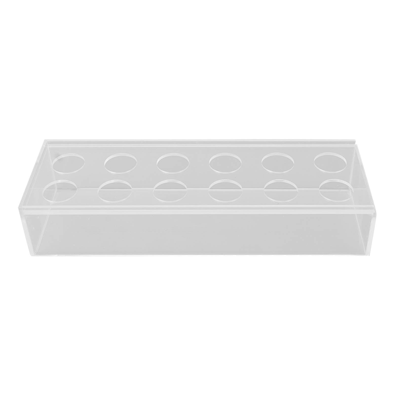 Clear Acrylic Flower Vase, Long Rectangle Shape, Multi Holes, 30cm/11 ...