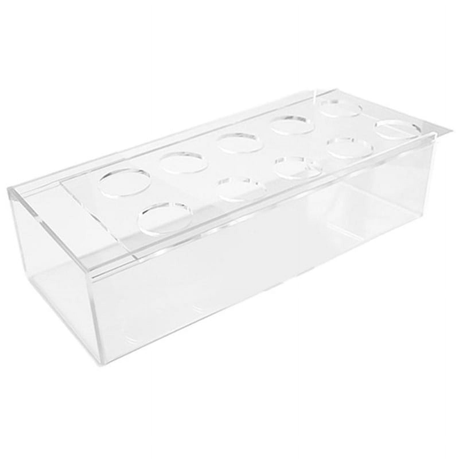 Clear Acrylic Flower Vase Rectangular Floral Centerpiece for Dining ...