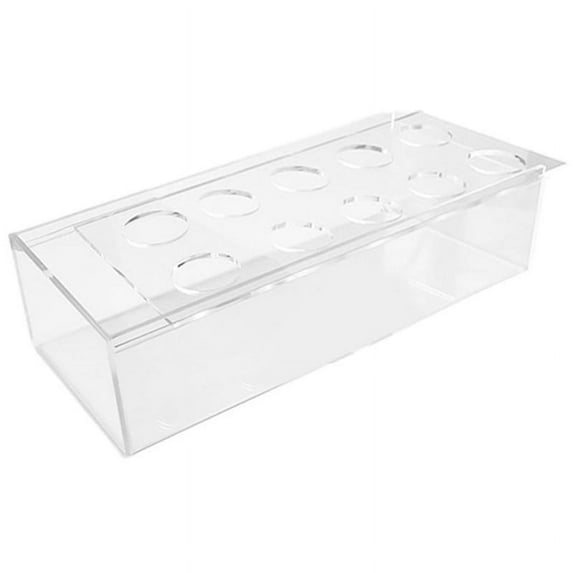 Clear Acrylic Flower Vase Rectangular Floral Centerpiece for Dining ...