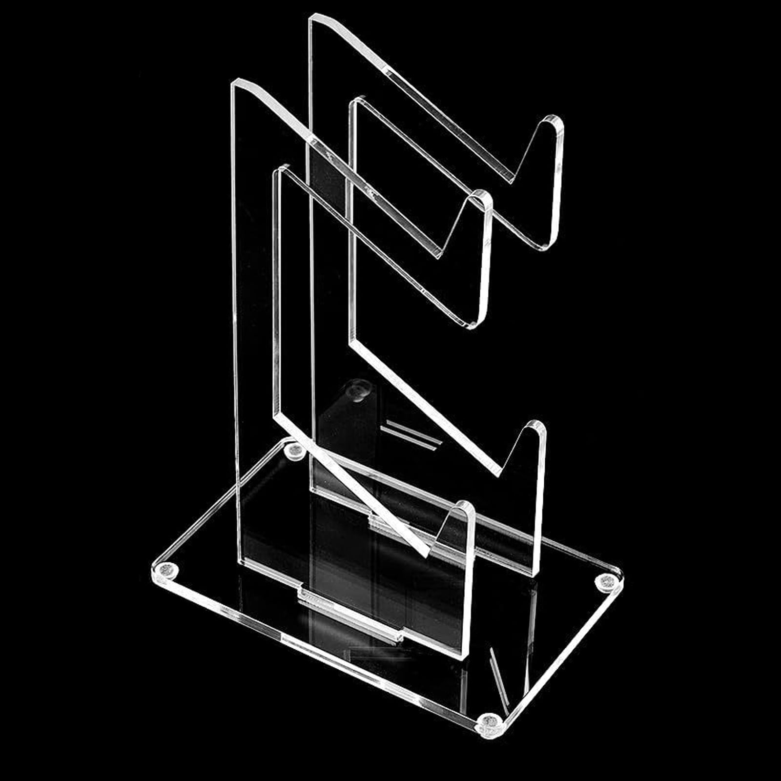 Clear Acrylic Gaming Controller Stand Small Vertical Storage Smooth ...