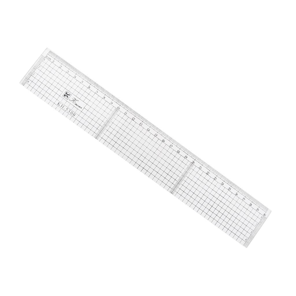 Clear Acrylic Grid Ruler Template for Patchwork Quilting Drawing Anime ...