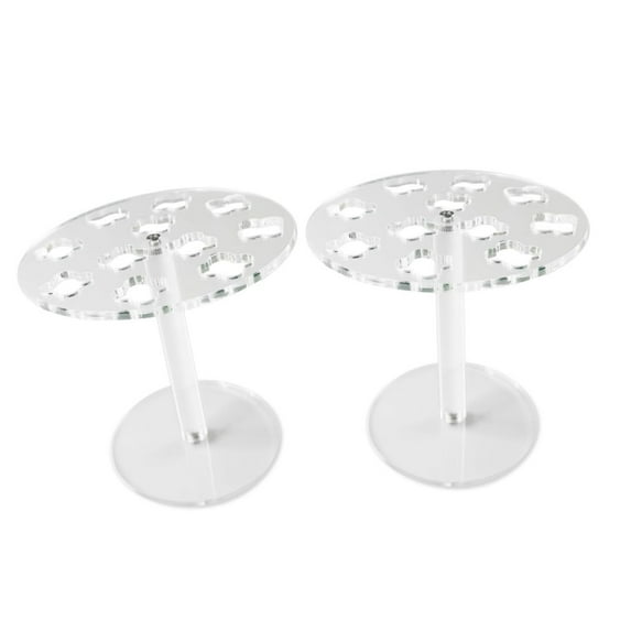 Clear Acrylic Hairdressing Scissors Rack 11 Hole Designs Desktop ...