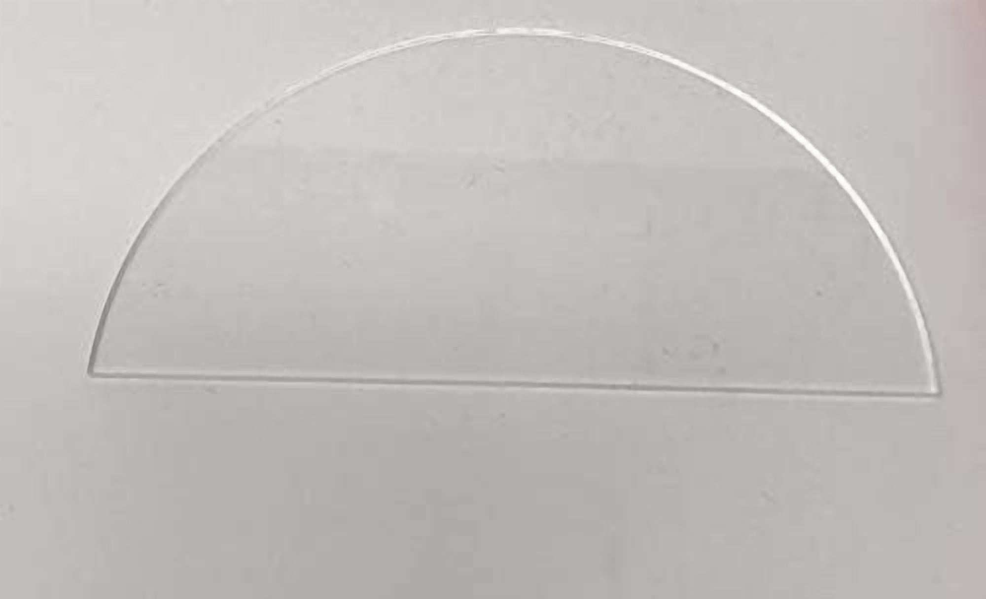 Clear Acrylic Half Circles 1/8" Thick 25 Pack (3.5") - Walmart.com