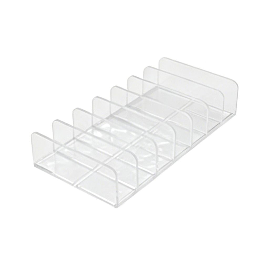 Clear Acrylic Hand Cream Organizer, Vertical Storage Rack for Cosmetics ...