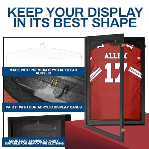 Clear Acrylic Hanger - Jersey Display Hanger, Crystal Clear Acrylic ...