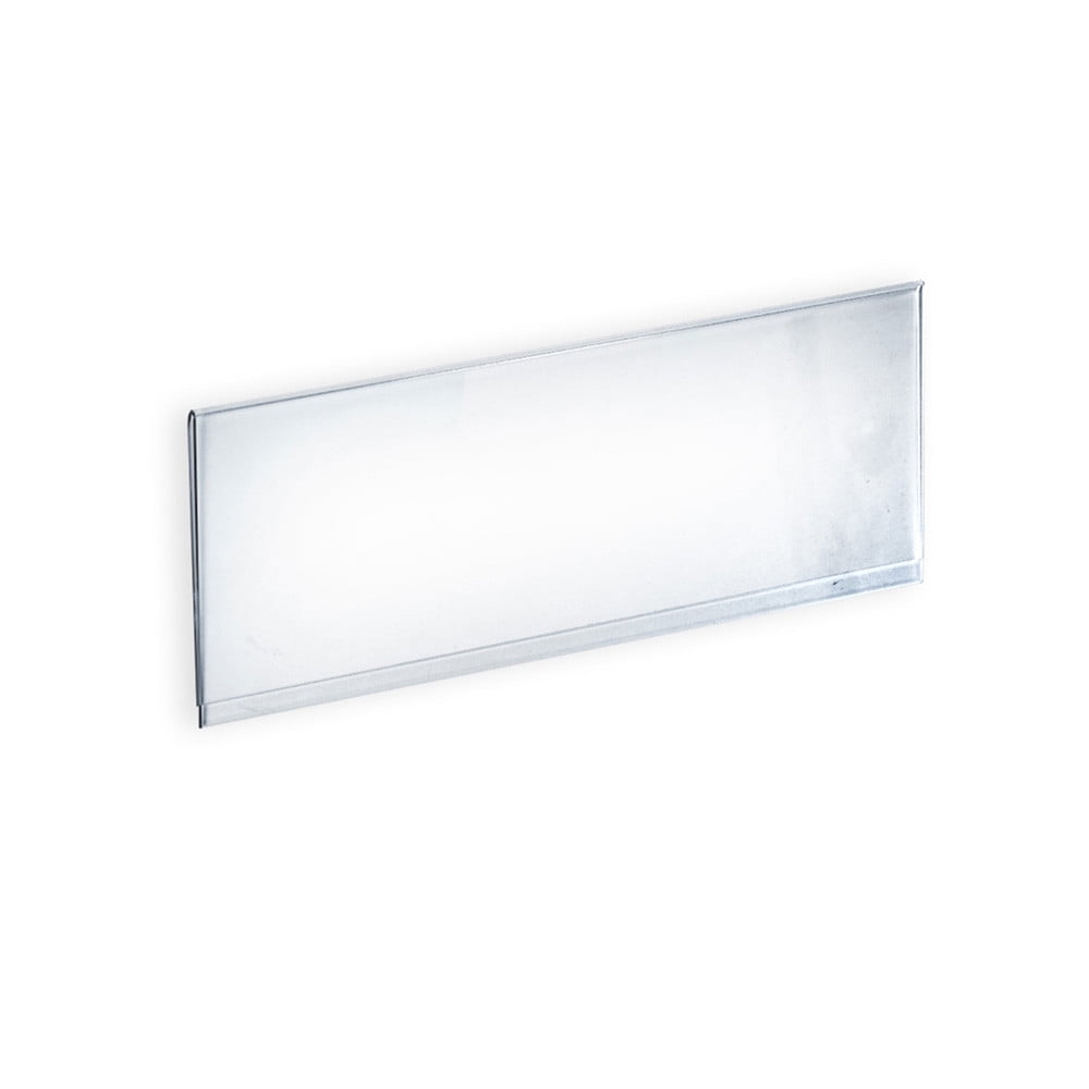Clear Acrylic Header Sign Holder- Insert Your Own Graphic 8"W x 4"H ...