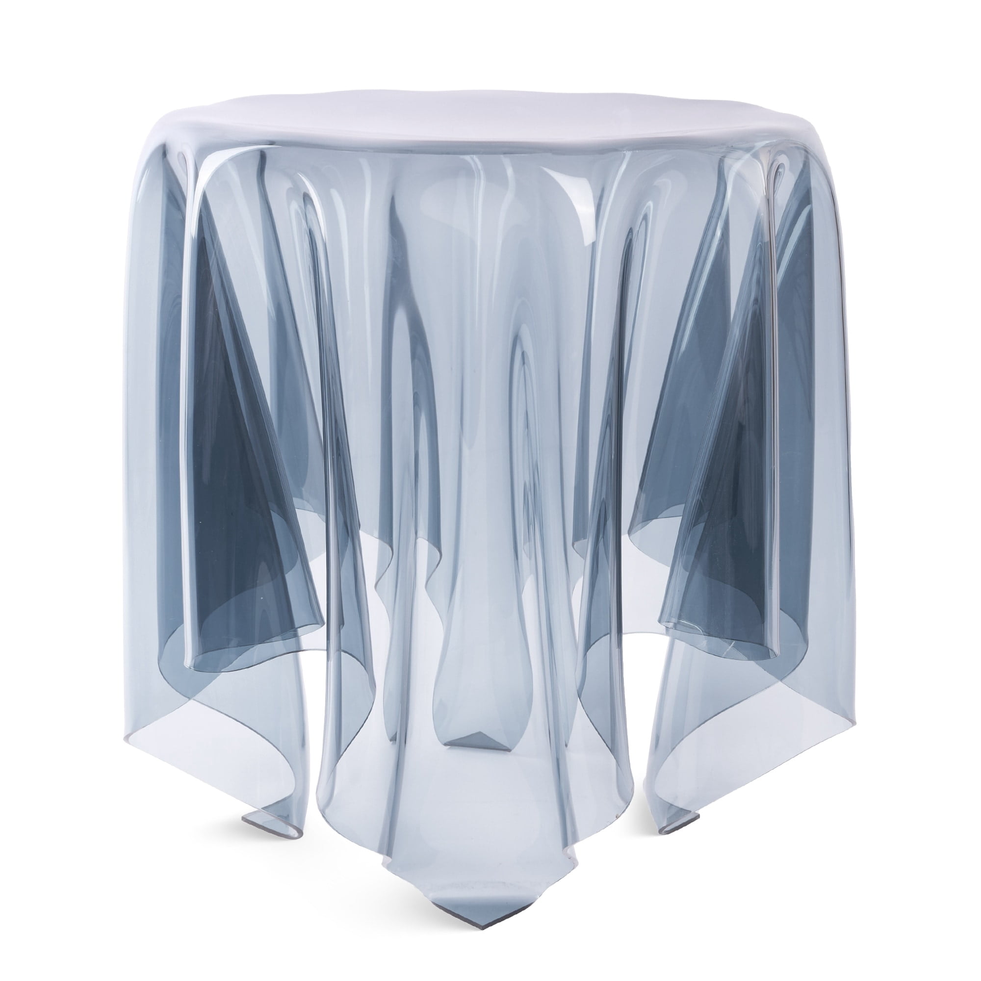 Clear Acrylic Illusion Side Table 20" x 23" - Walmart.com