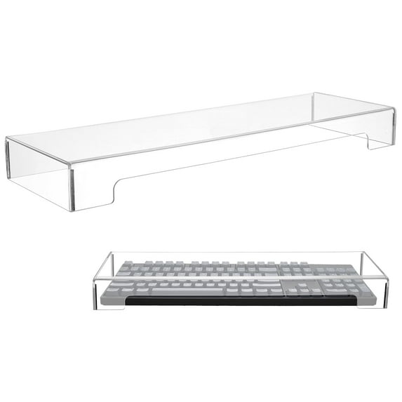 Clear Acrylic Keyboard Cover Protector -Cat, Desktop Keyboard Protector ...