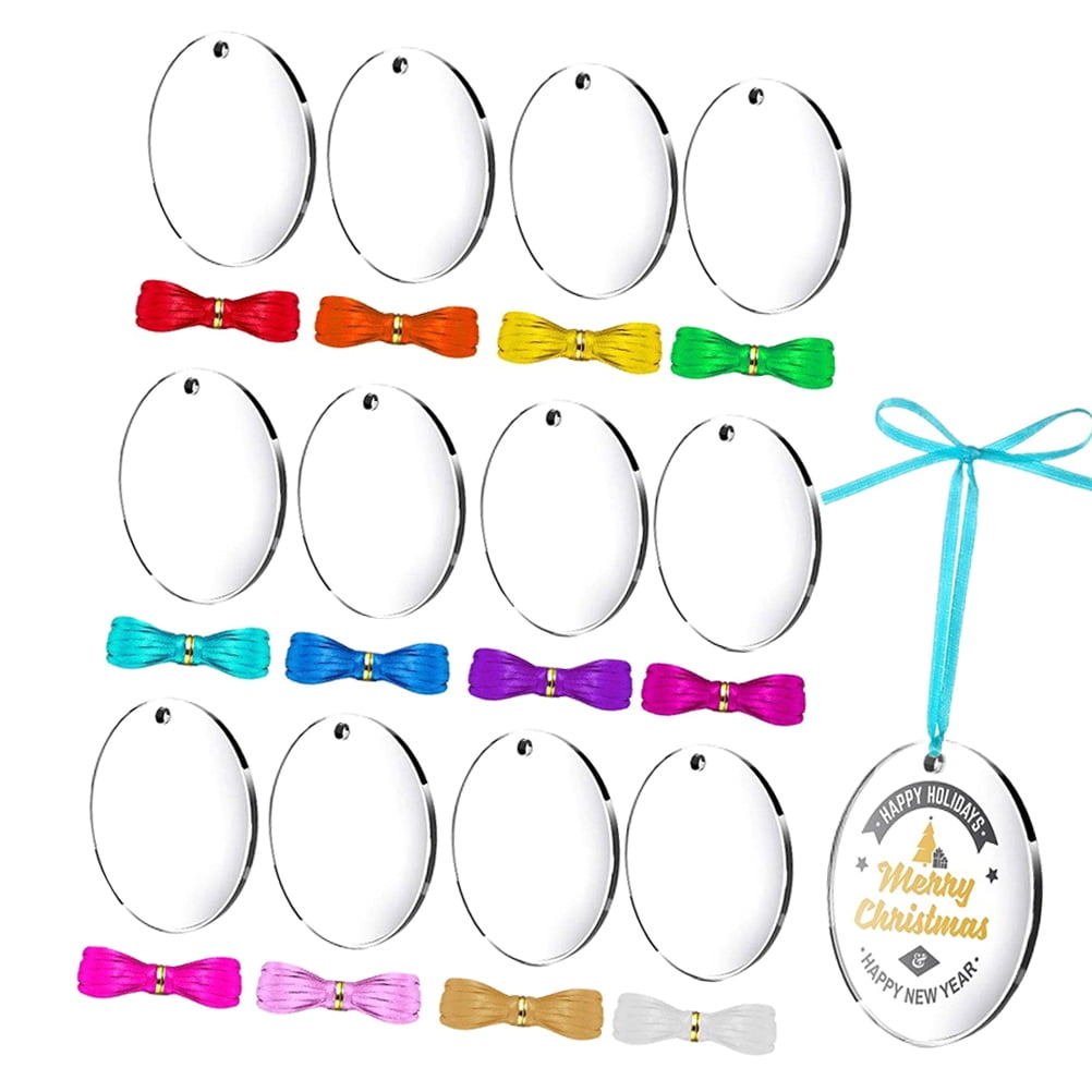 Clear Acrylic Keychains Blanks with Hole DIY Acrylic Suit High ...