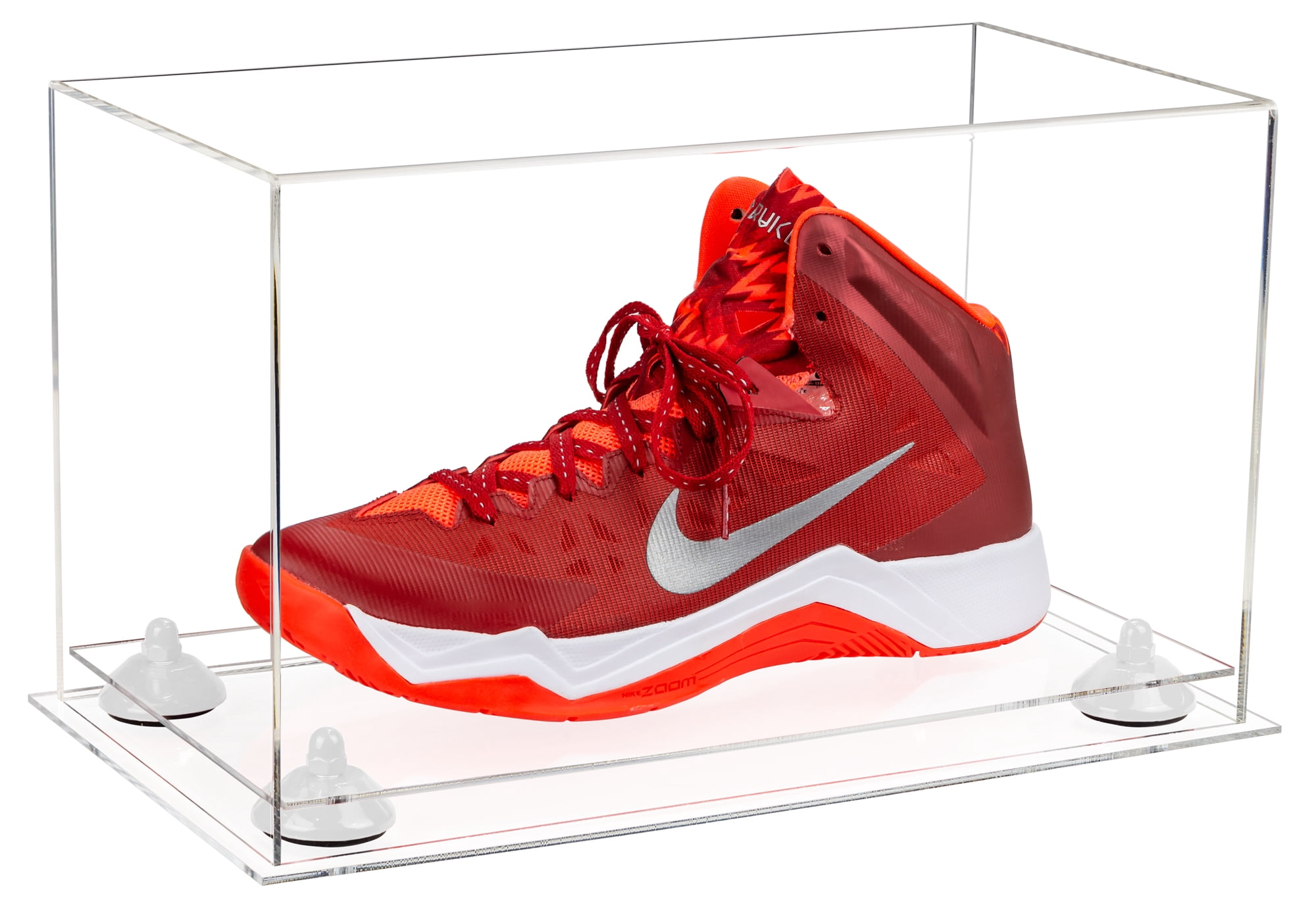 Clear Acrylic Large Shoe Display Case for Basketball Shoe Soccer Cleat ...