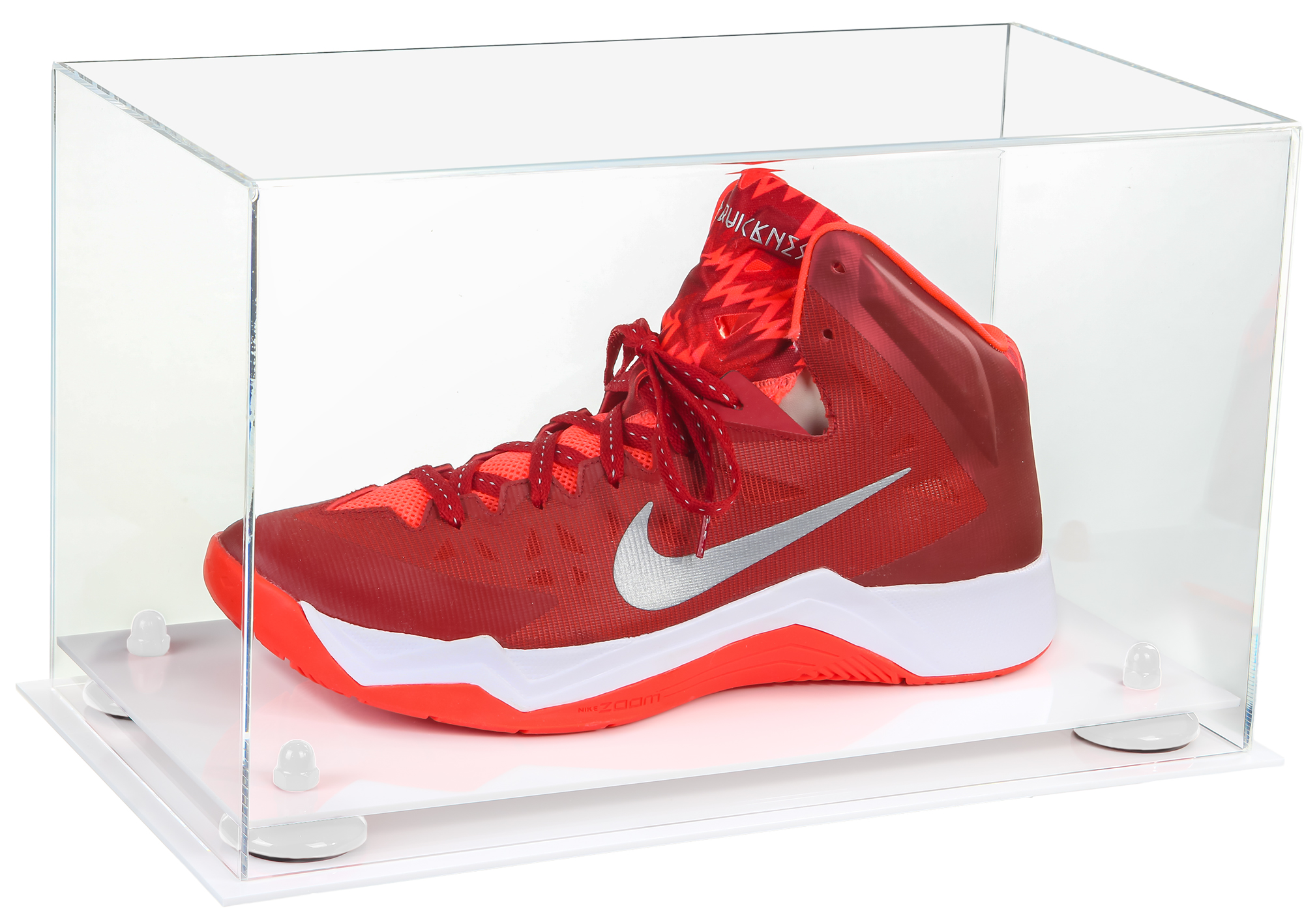 Clear Acrylic Large Shoe Display Case for Basketball Shoe Soccer Cleat ...