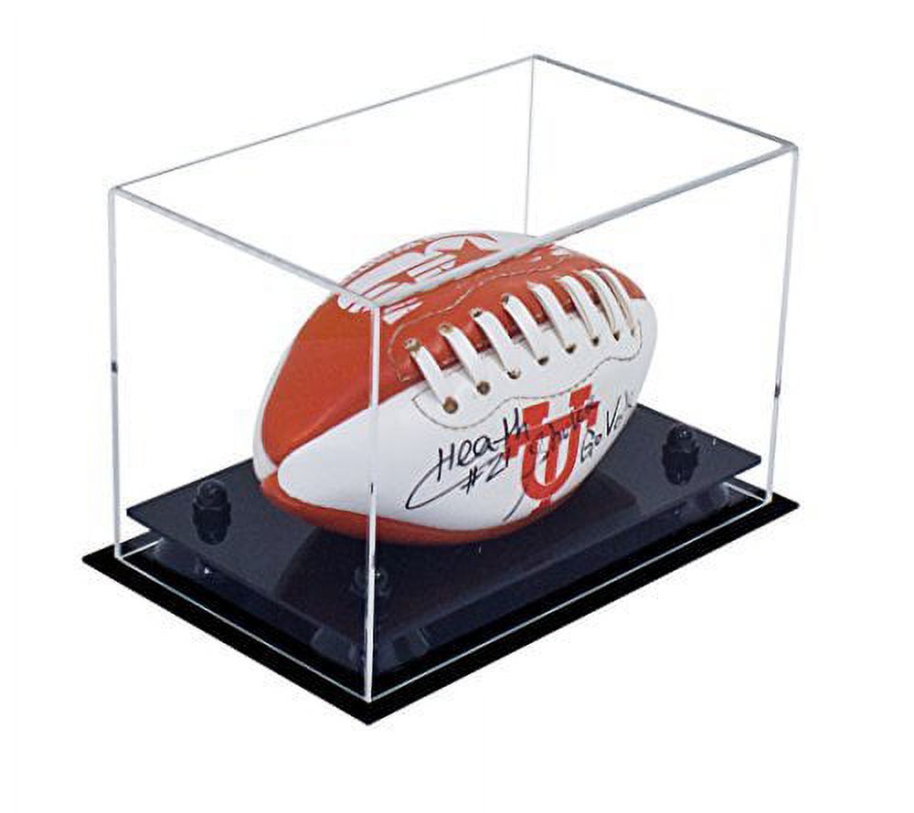 Clear Acrylic MINI - Miniature (not full size) Football Display Case ...