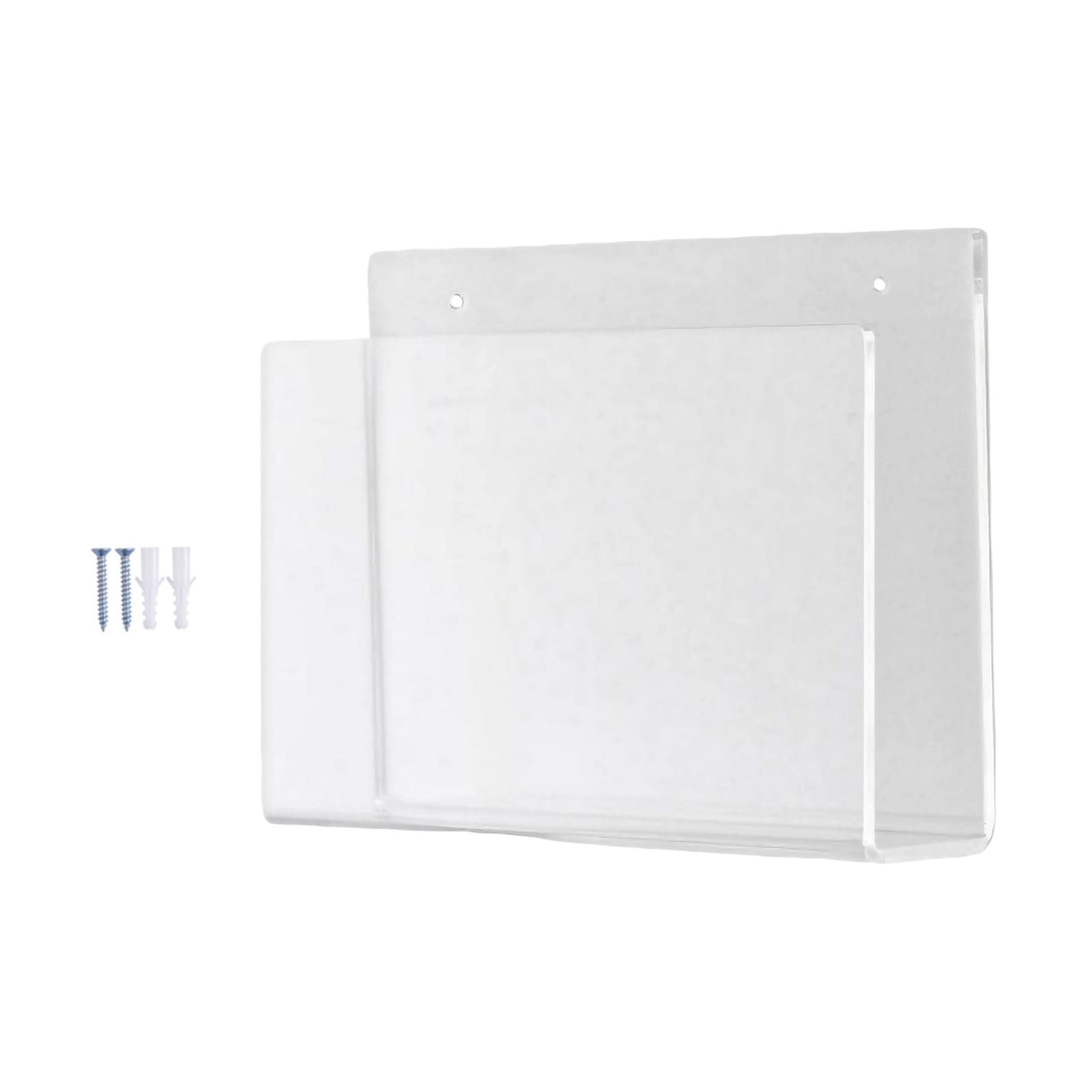 Clear Acrylic Magazine Wall Holder Space Saving Organizers for Books ...