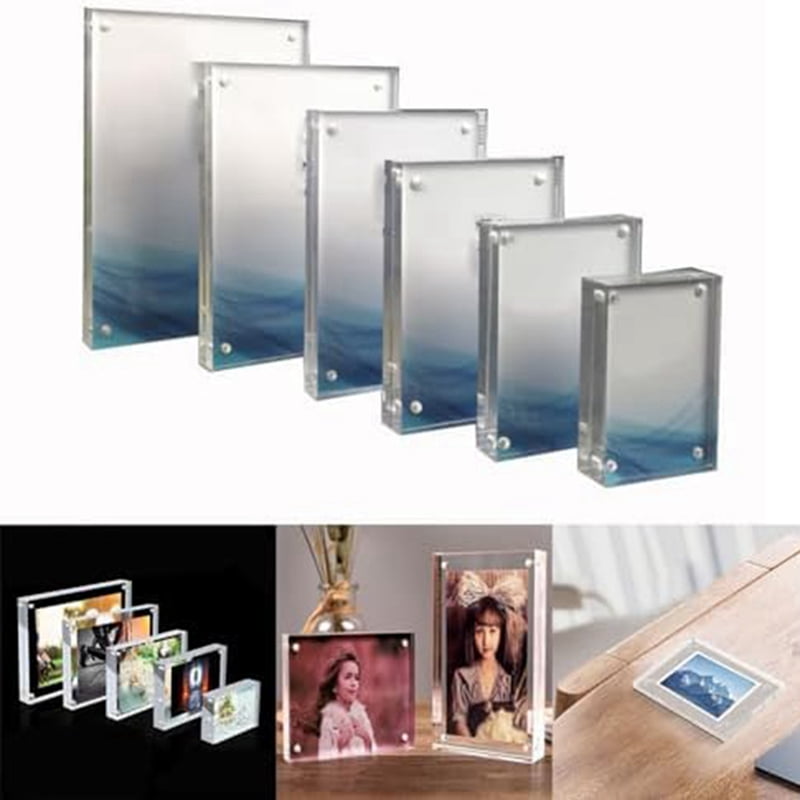 Clear Acrylic Magnetic Picture Frame for Preserving Beautiful Memories ...