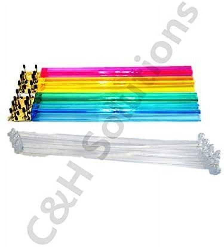 Clear Acrylic Mahjong Pushers 18'' - Set of 4 and Color Acrylic Mahjong ...