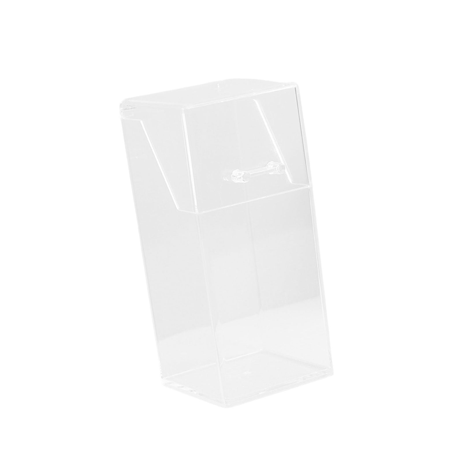 Clear Acrylic Makeup Box with Secure Lid for Brushes & Beauty Tools ...
