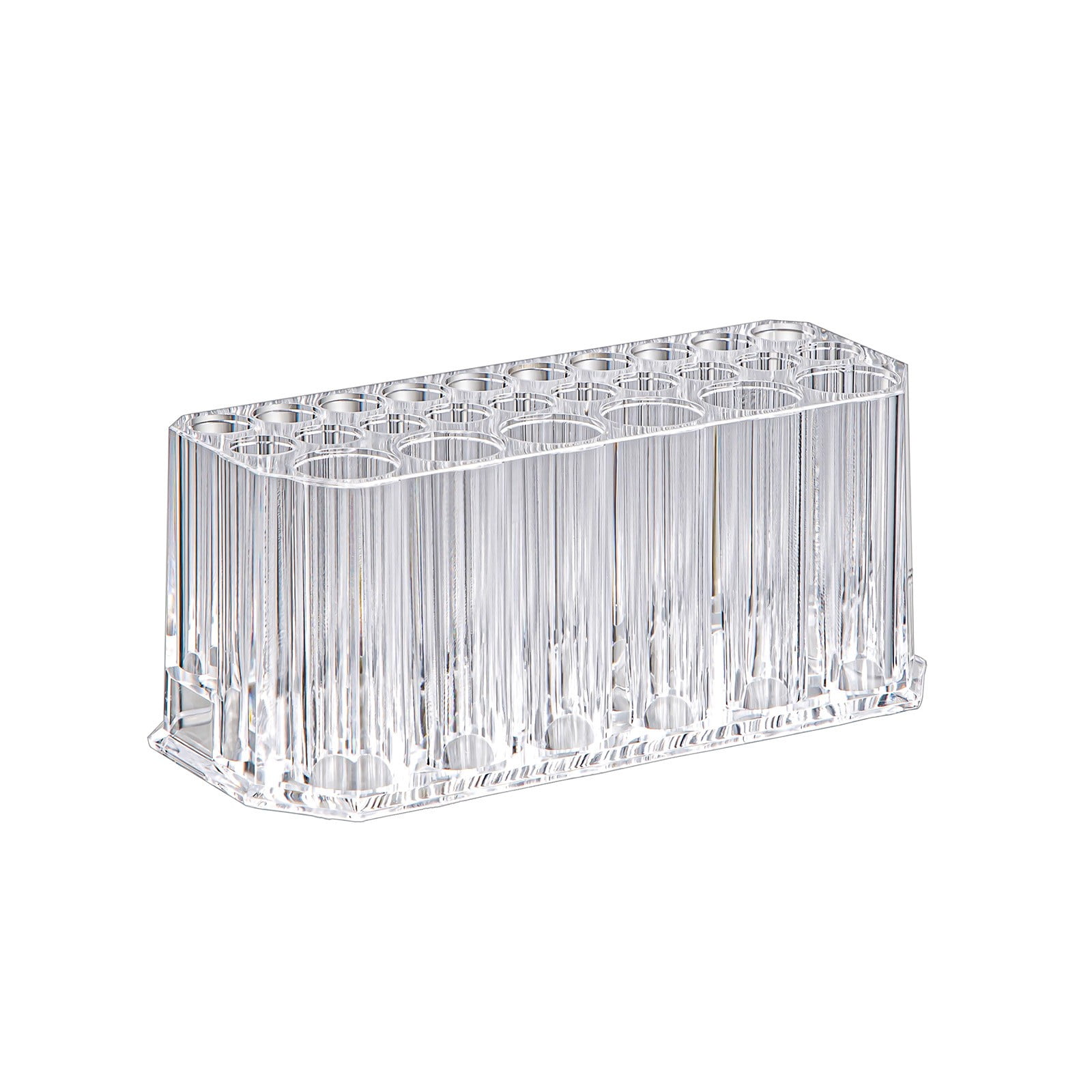 Clear Acrylic Makeup Eyeliner Lip Liner Holder Organizer, 26 Spaces ...
