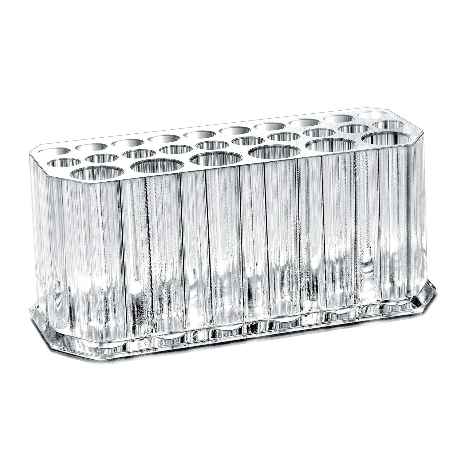 Clear Acrylic Makeup Eyeliner Lip Liner Holder Organizer, 26 Spaces ...