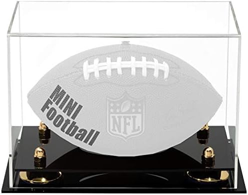 Clear Acrylic Mini - Miniature (not Full Size) Football Display Case ...