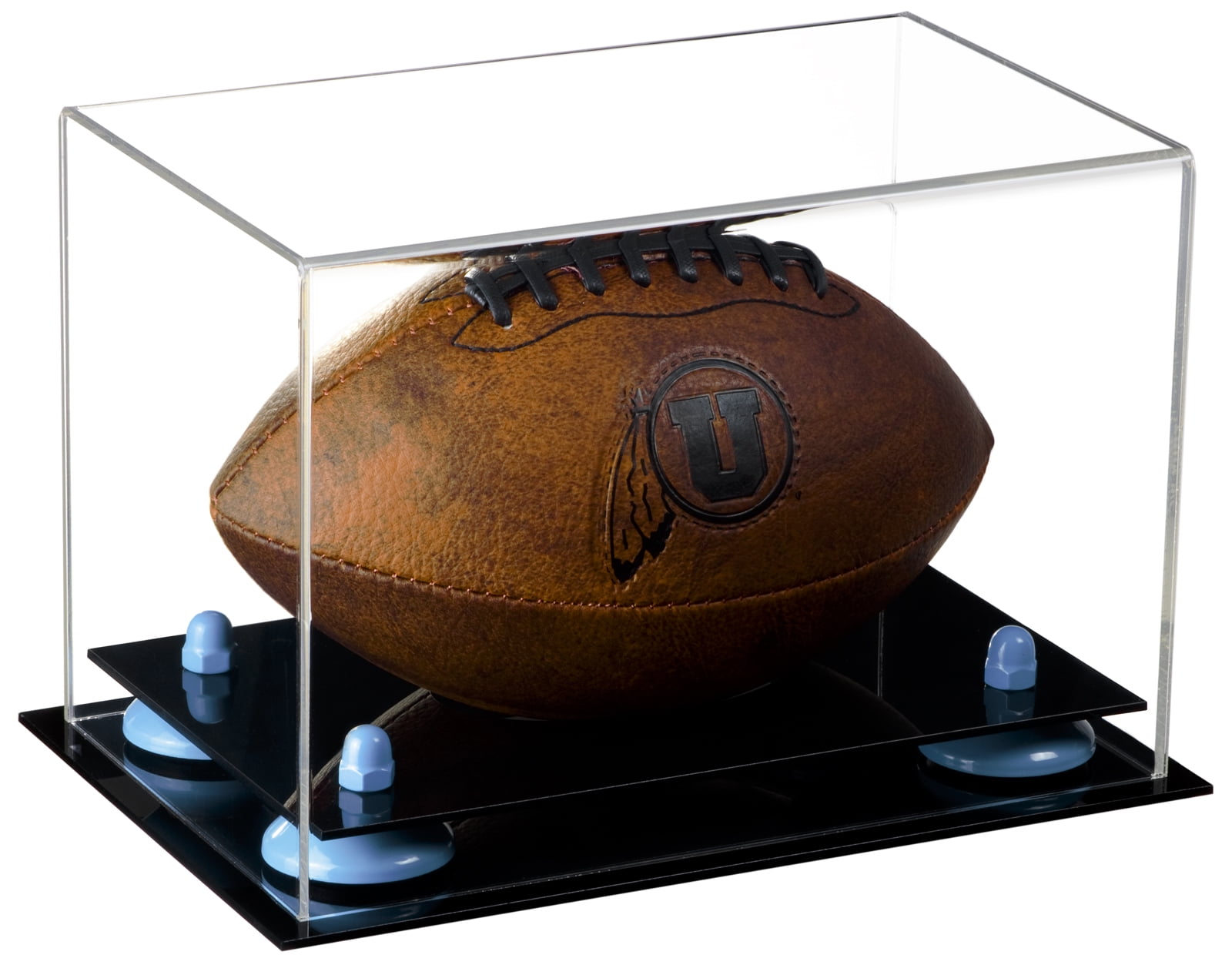Clear Acrylic Mini - Miniature (not Full Size) Football Display Case ...