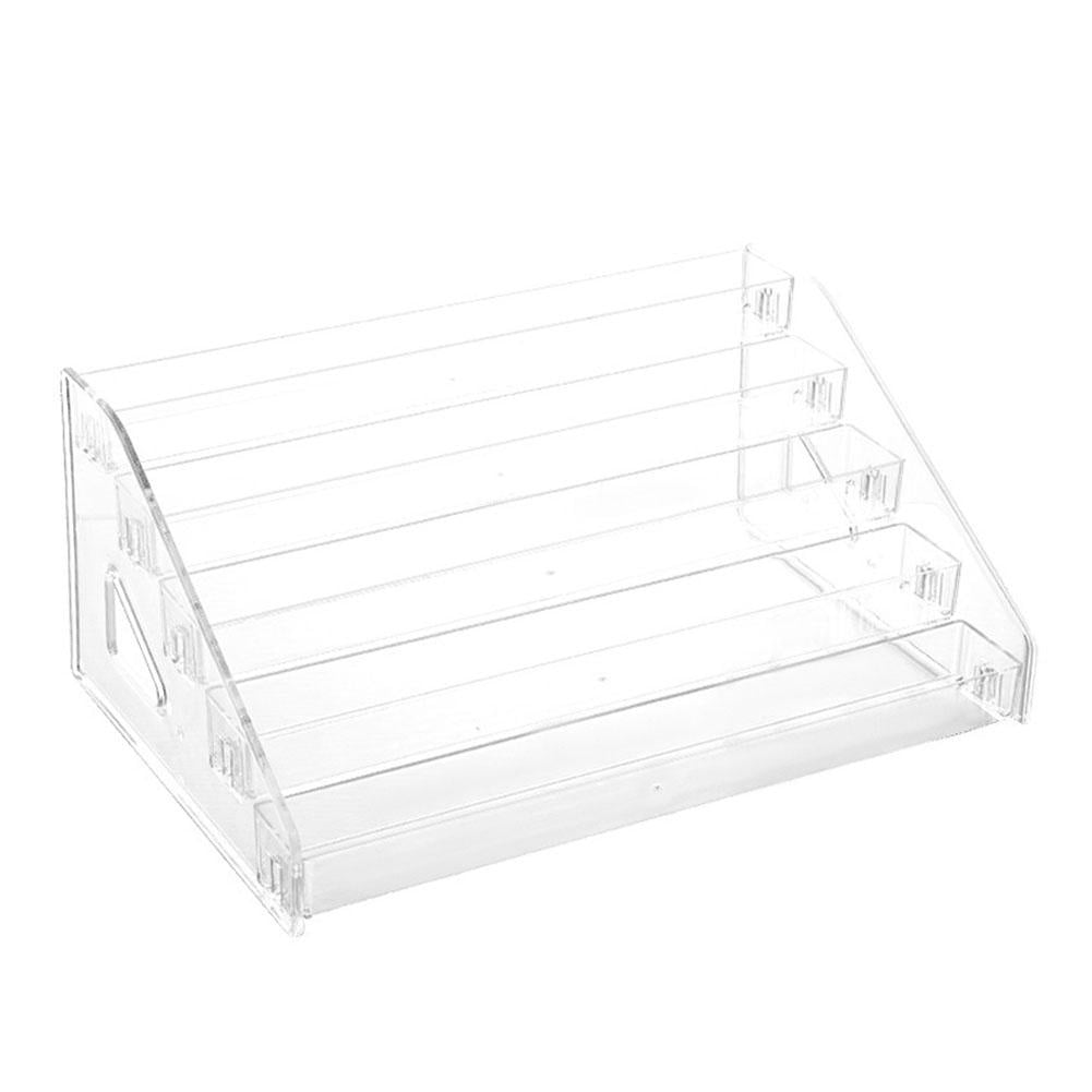 Clear Acrylic Multi Layer Nail Polish Display Stand Lipstick Storage ...
