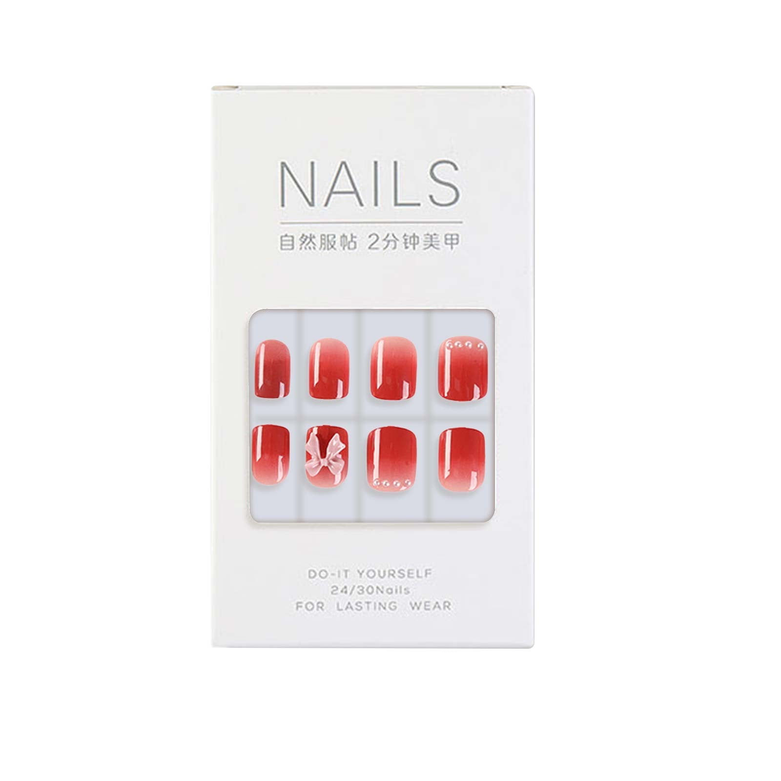Clear Acrylic Nails round Nail Coffin Tips Clear Clear False Nails Display Speedy Nail Tips Nail ...