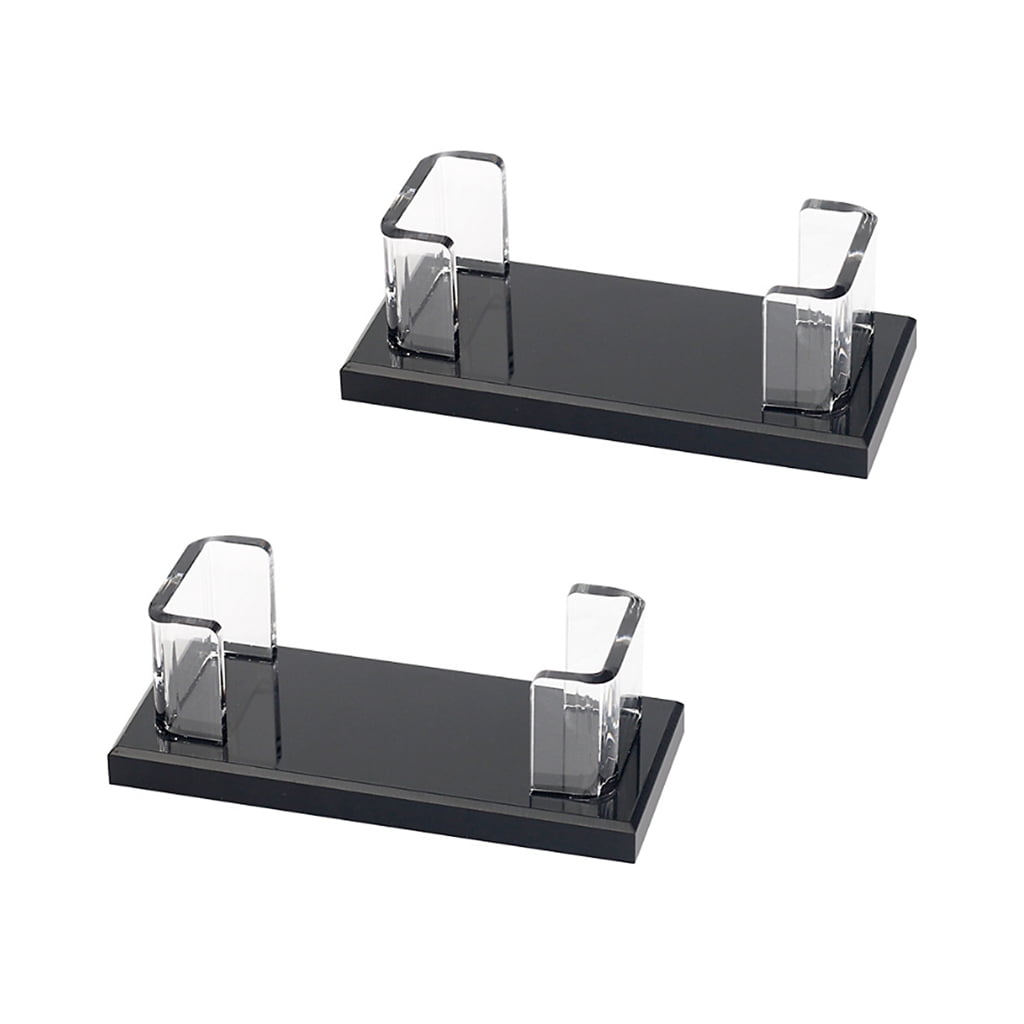 Clear Acrylic Name Card Storage Box Portable Business Card Display ...