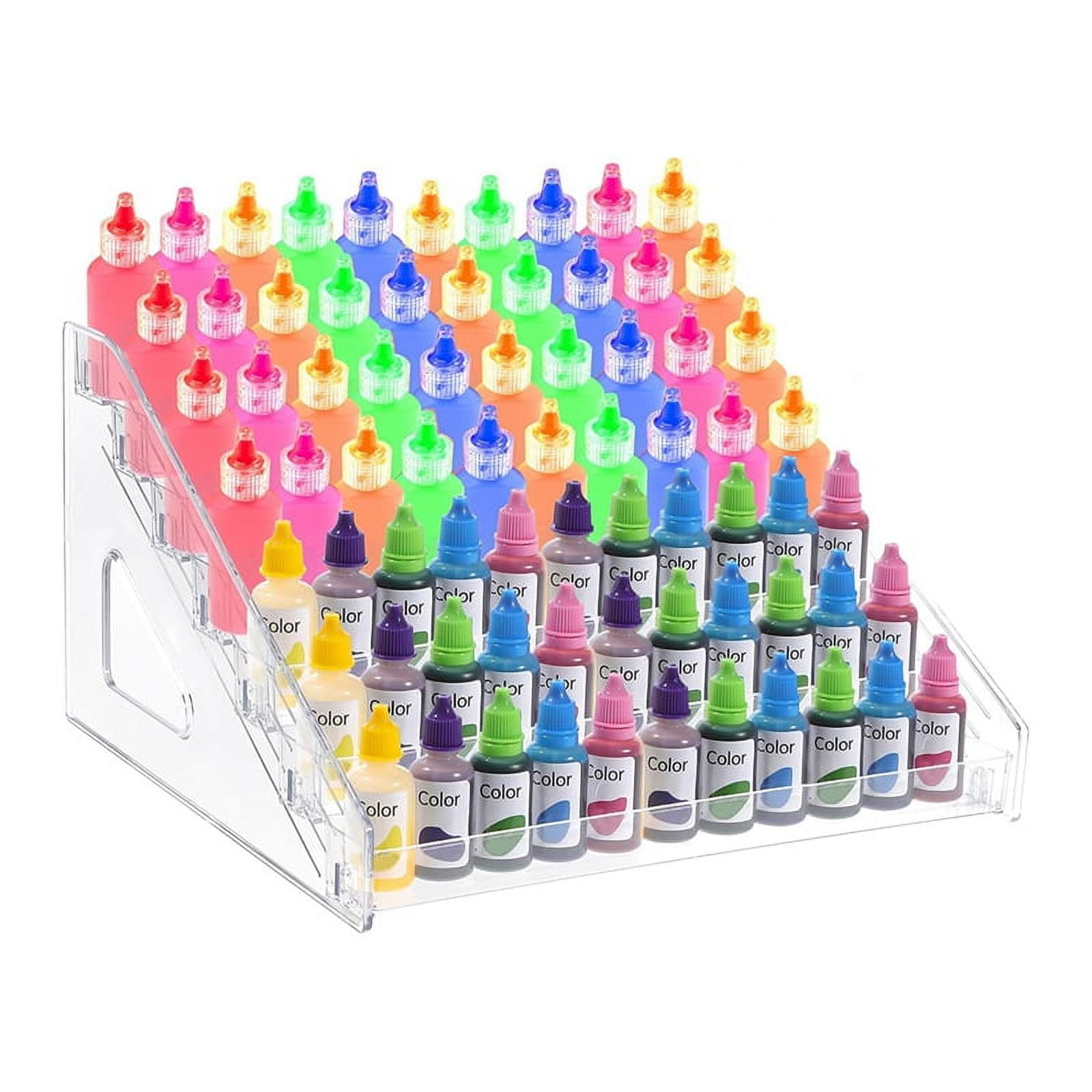 Clear Acrylic Paint Organizer (7 Tier),Paint Bottle Organizer,Acrylic ...