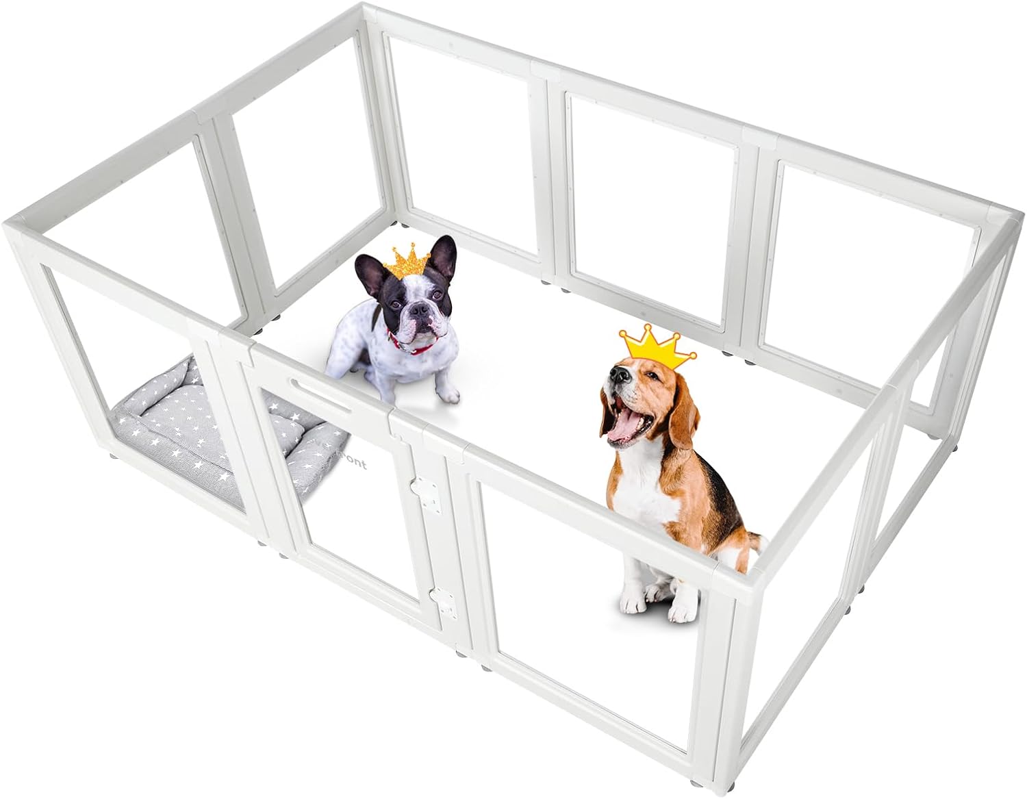Clear Acrylic Plastic Dog Playpen Indoor,for Puppy Cat Rabbit Ferret ...
