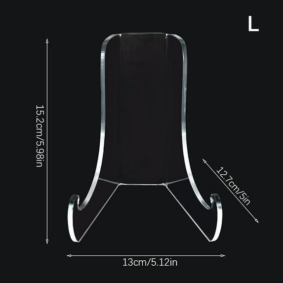 Clear Acrylic Plate Stand Countertop Tea Brick Book Magazine Painting ...