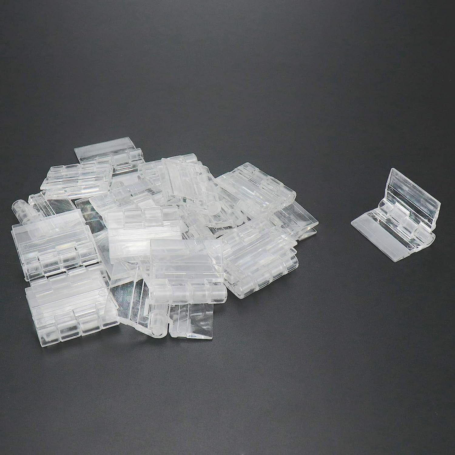 Clear Acrylic Plexiglass Lucite Hinge (25x34mm/0.98"x1.34") 20pcs ...