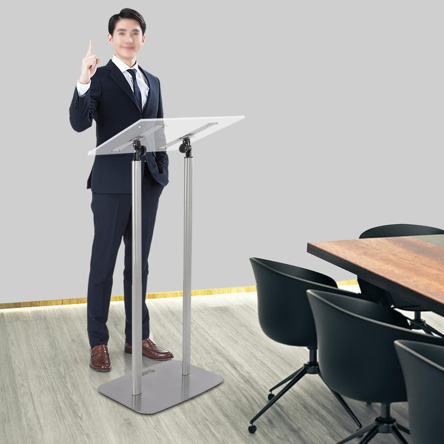 Clear Acrylic Plexiglass Podium Lecterns Stand, Church Pulpit School ...