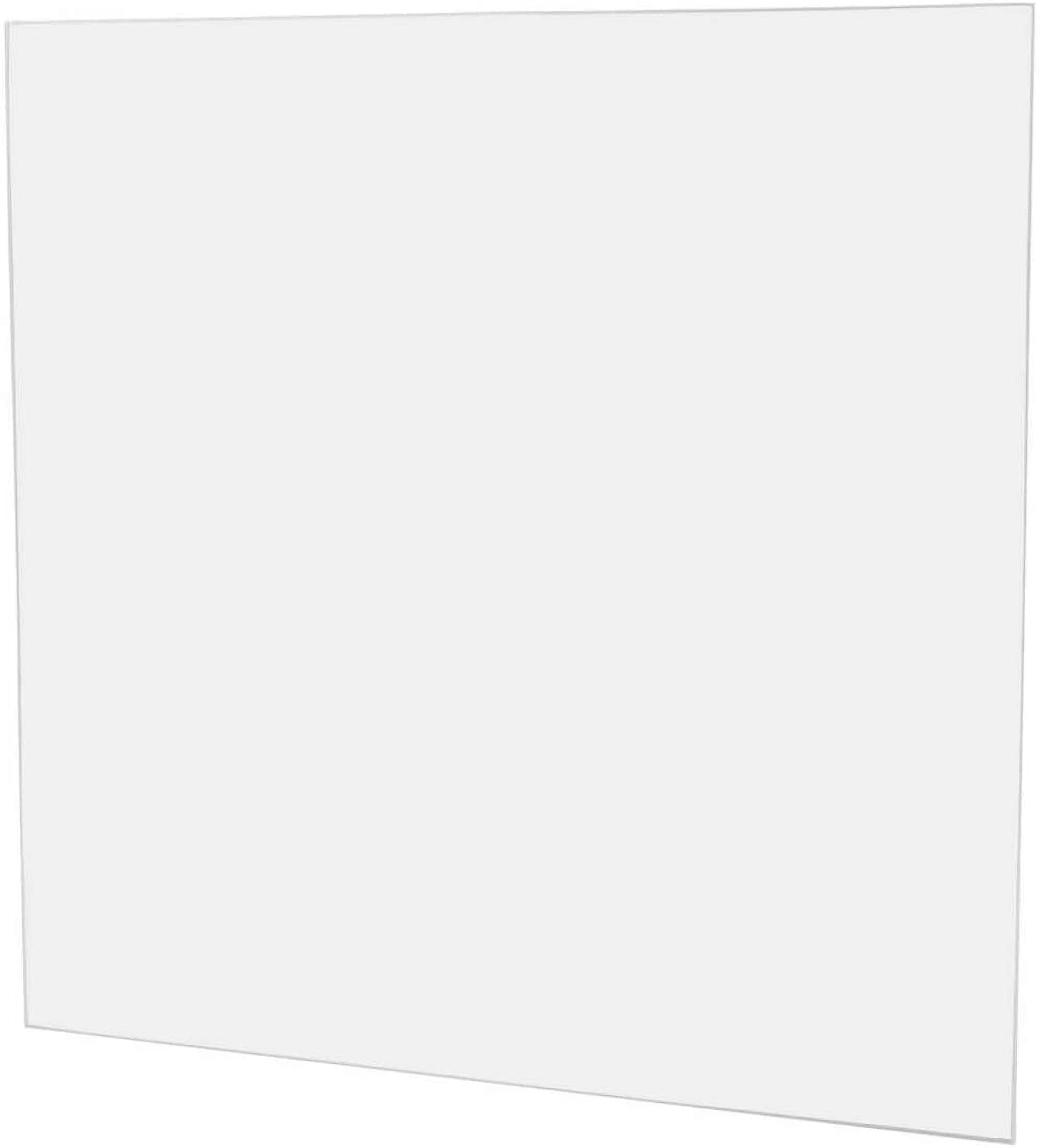 Clear Acrylic Plexiglass Sheet - 1/4" Thick - 12" x 12" for Window ...