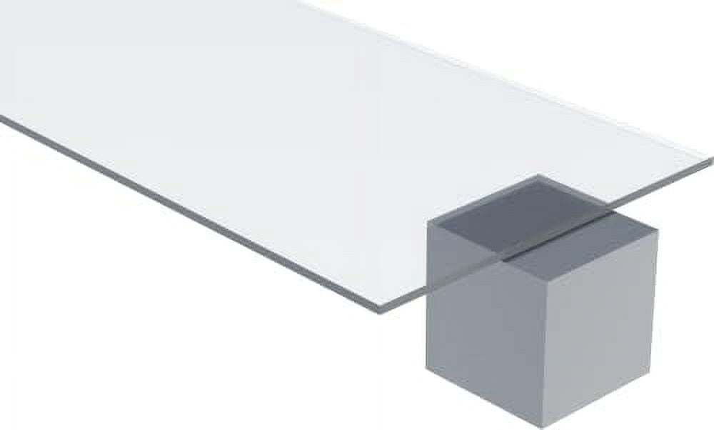 Clear Acrylic Plexiglass Sheet - 1/4" Thick - 18" x 48" - Walmart.com