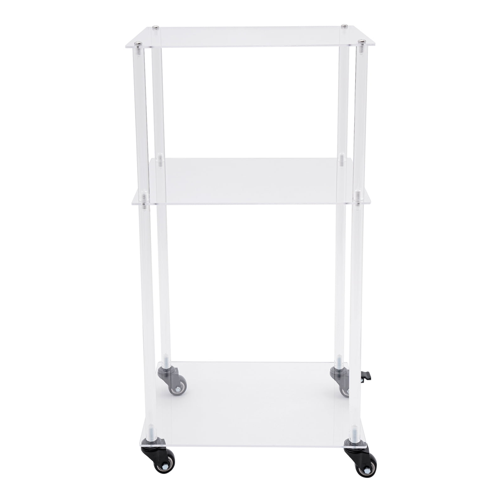 Clear Acrylic Printer Stand with 3 Tiers, 4 Wheels (1 with Brake ...
