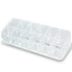 Clear Acrylic Rectangle Case Holder with 12 Compartments Organizer ...